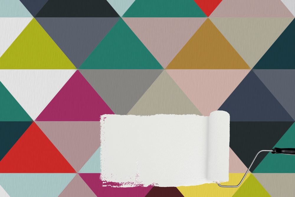 DIY: How to Paint a Triangle Wall - Between Carpools