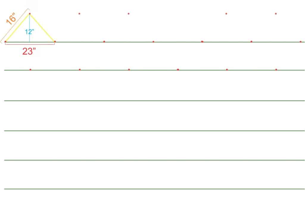 DIY: How to Paint a Triangle Wall - Between Carpools