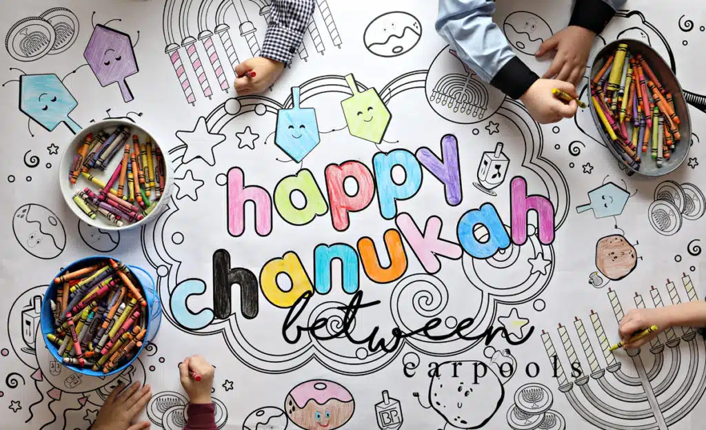 Just Add Crayons! Free Chanukah Coloring Pages - Between Carpools