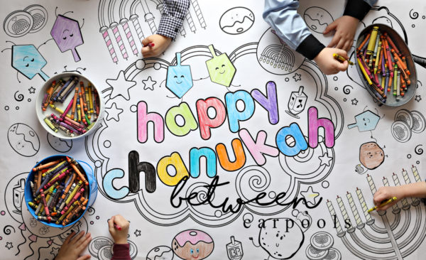 Just Add Crayons! Free Chanukah Coloring Pages - Between Carpools