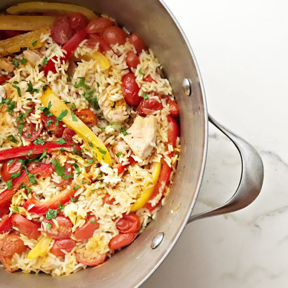 Chicken Paella: The One-Dish Dinner You'll Love - Between Carpools