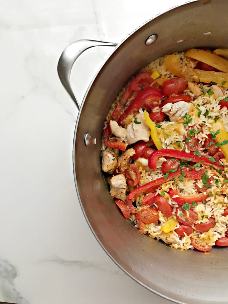 Chicken Paella: The One-Dish Dinner You'll Love - Between Carpools