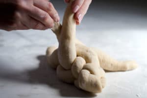 How To Braid A 4-Strand Challah, Bakery Style - Between Carpools