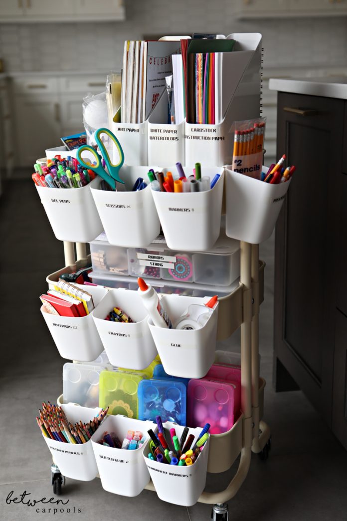 How to Organize the Craft Mess - Between Carpools