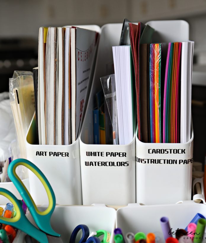 How to Organize the Craft Mess - Between Carpools