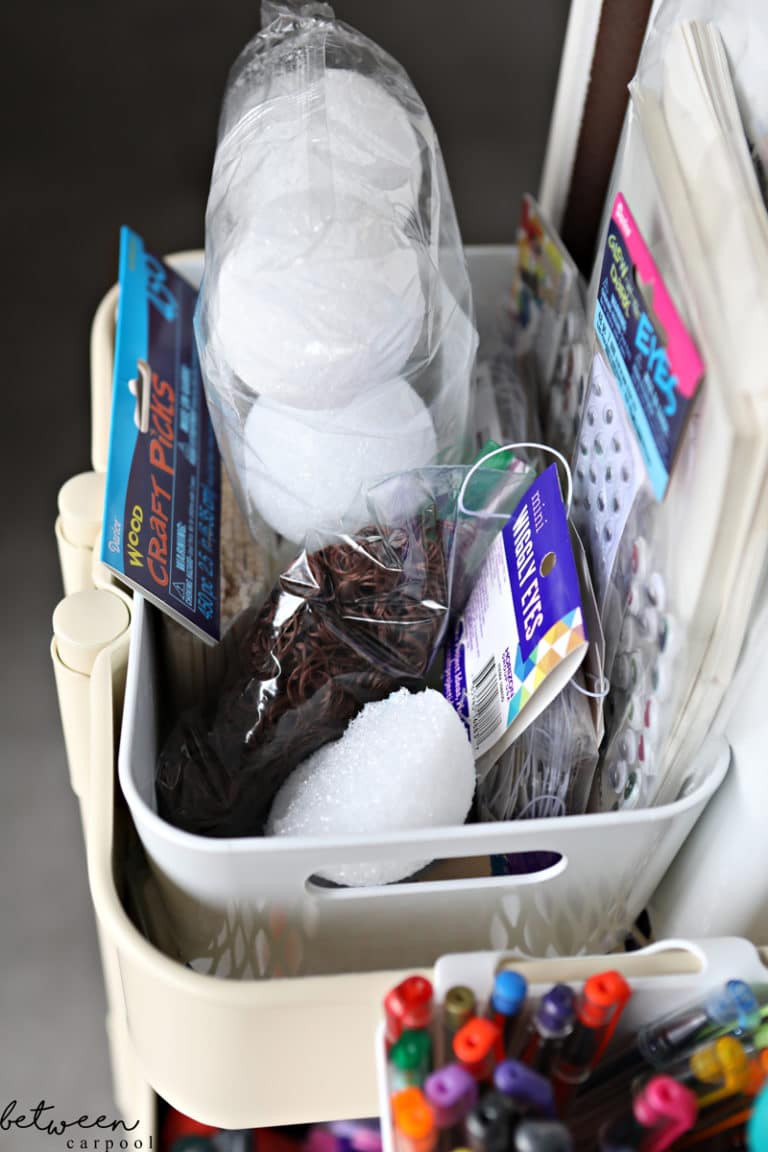 How to Organize the Craft Mess - Between Carpools