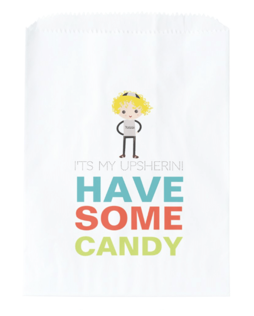 Your Personalized Upsherin Bags, Napkins and Invites - Between Carpools