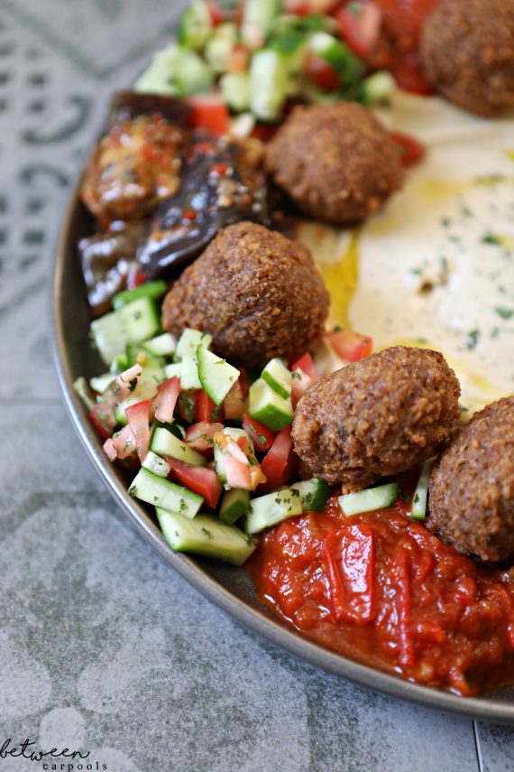 Make the Easiest Tastiest Falafel Plate for Dinner - Between Carpools