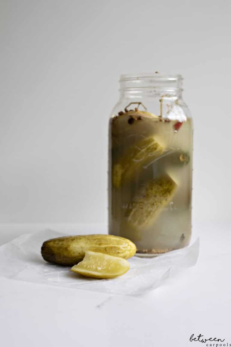 How to Make Fermented Pickles - for Health! - Between Carpools