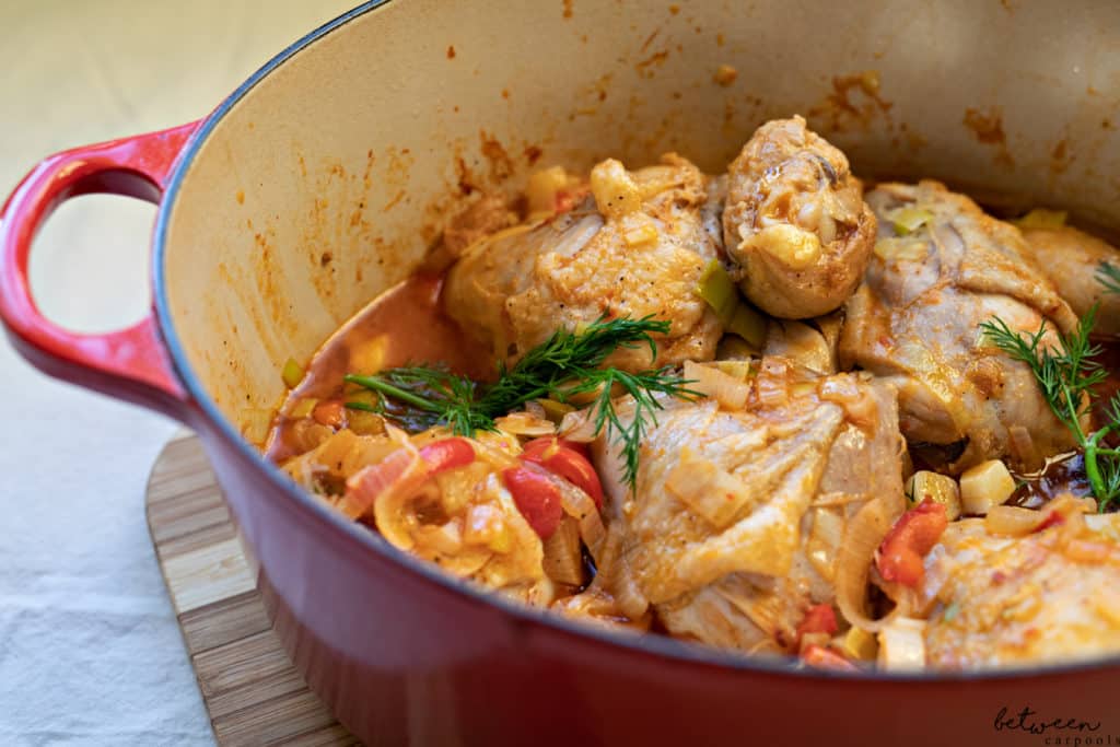 Pollo Alla Cacciatora: Ima's Chicken I Dream About - Between Carpools