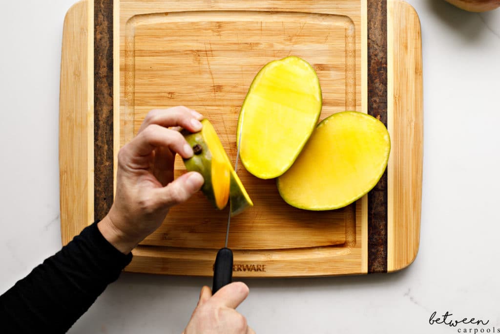 How To Cut Fruit: Watermelon And Mango - Between Carpools