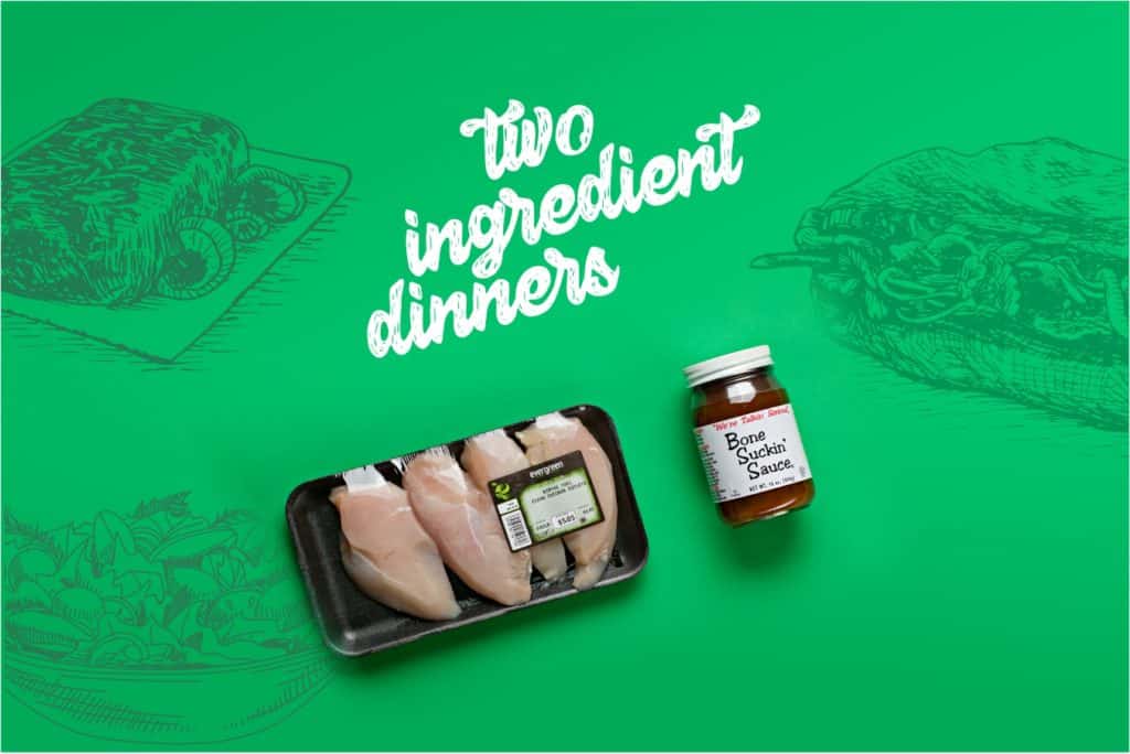 Two Ingredient Dinner! This is Game-Changing. - Between Carpools