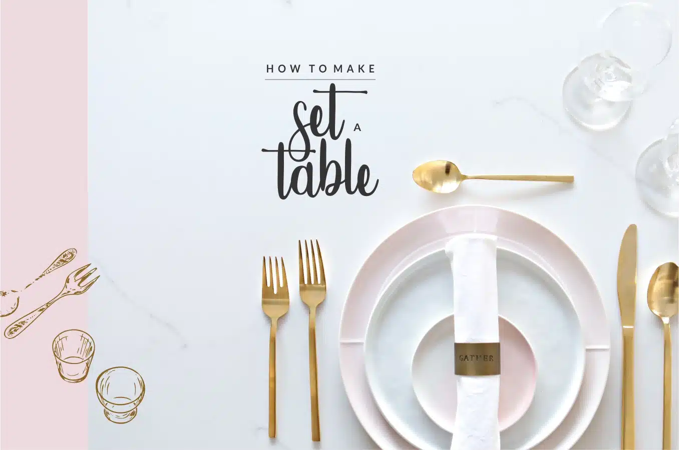 Basics: Here's How To Set A Table - Between Carpools