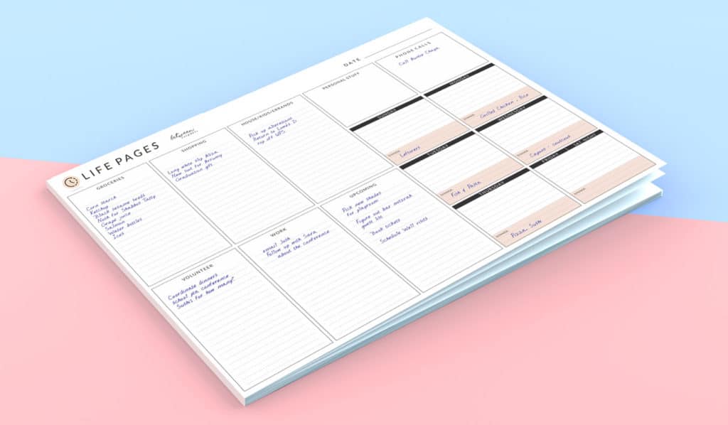 BCP Planner Notepad Solution For Busy Moms - Between Carpools