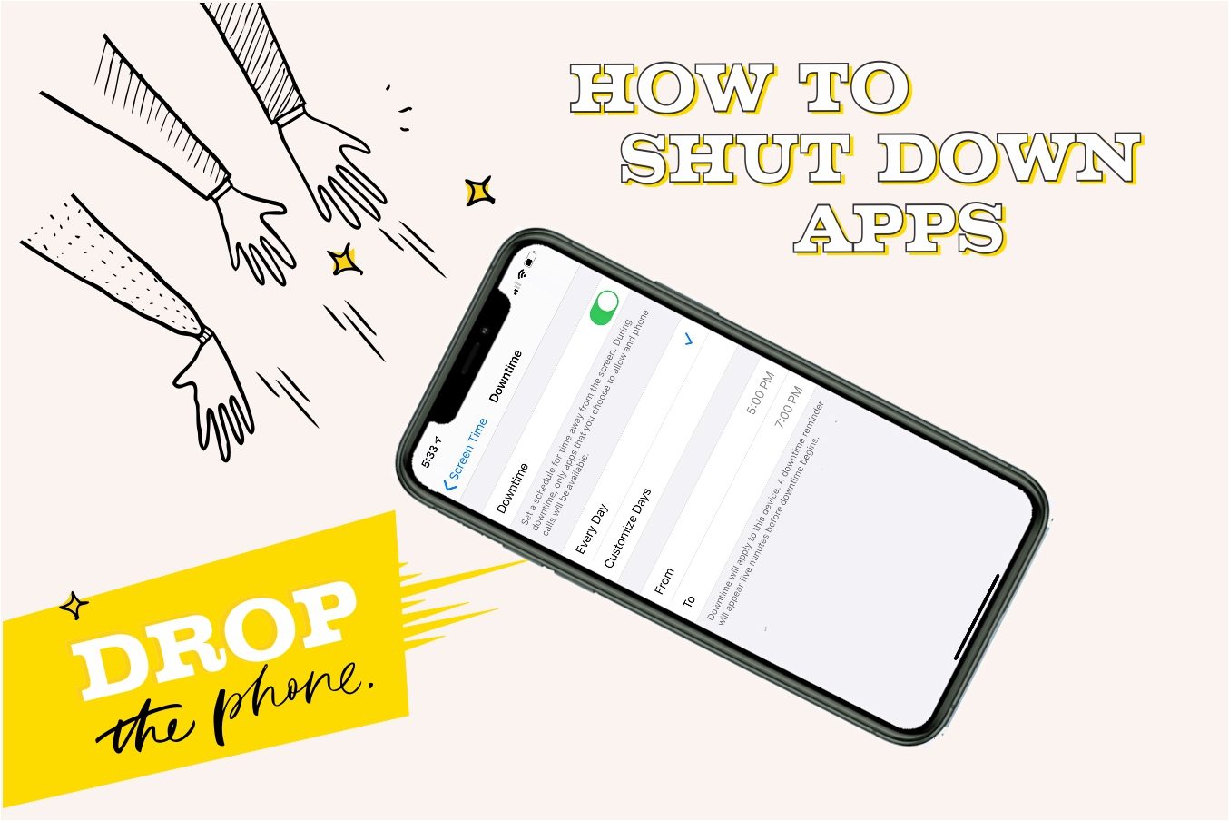 Shut Down Some Apps To Really Drop The Phone - Between Carpools