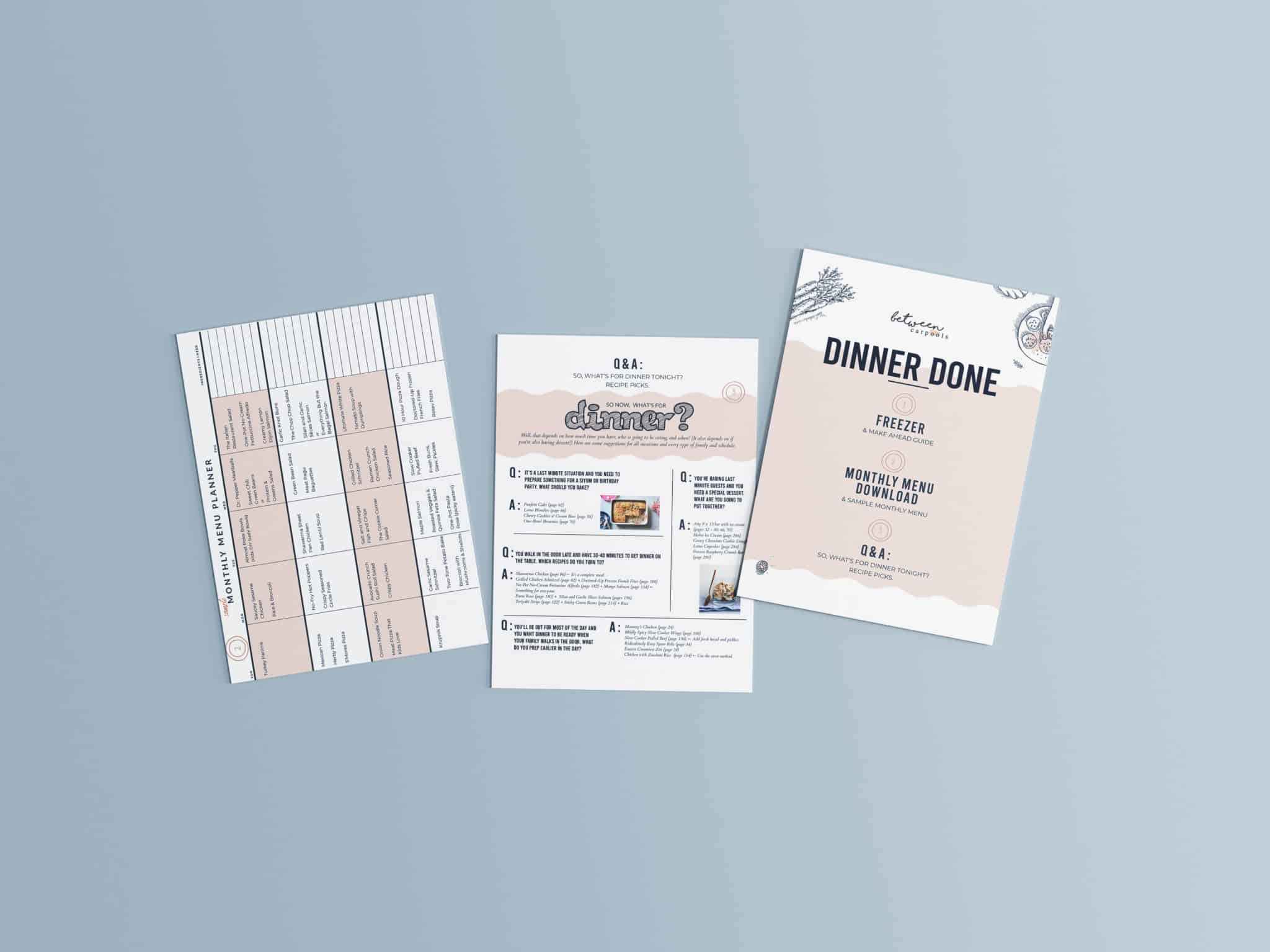 Everything You Want to Know About Our Cookbook: Dinner Done - Between ...