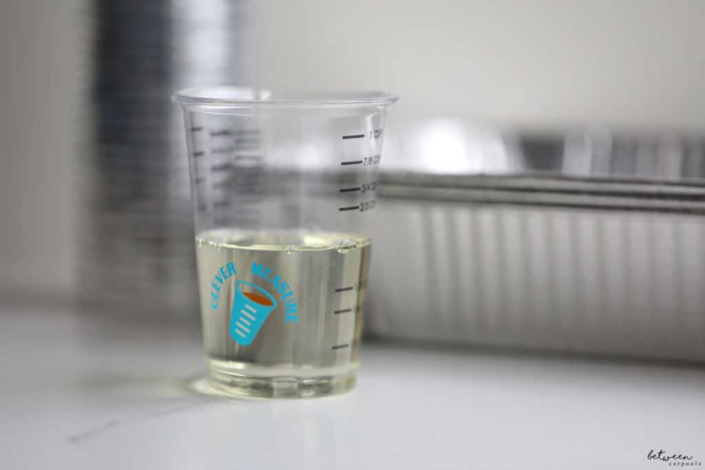 Disposable Measuring Cups for When the Kitchen is Already Clean - BCP