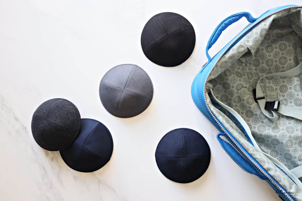 The Best Way to Pack Yarmulkes for Travel - Between Carpools