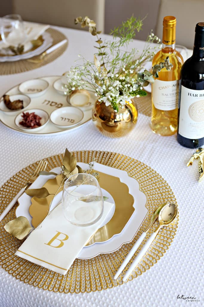 Wait Until You See This Gorgeous Seder Table - Between Carpools