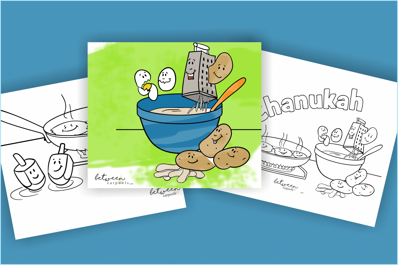 It's Rosh Chodesh! Download & Print These Free Chanukah Coloring Pages ...