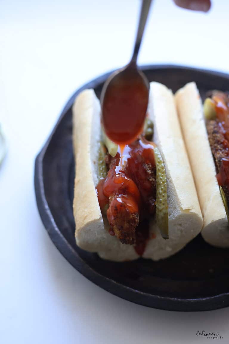 Sweet Buffalo Schnitzel Chicken Sandwiches (Family-Friendly!) - Between ...