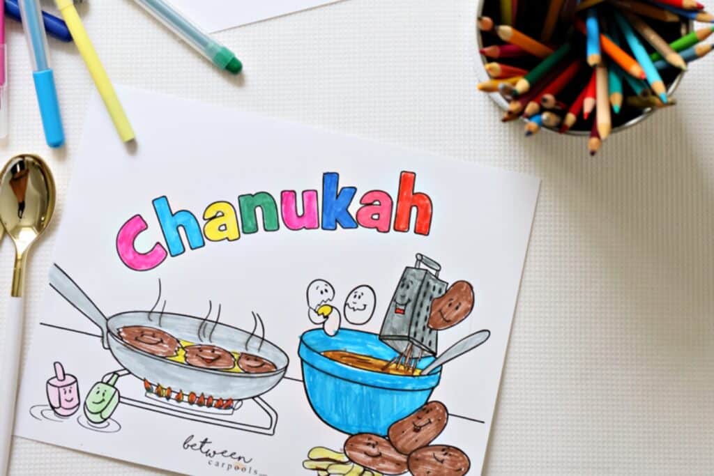 It's Rosh Chodesh! Download & Print These Free Chanukah Coloring Pages ...