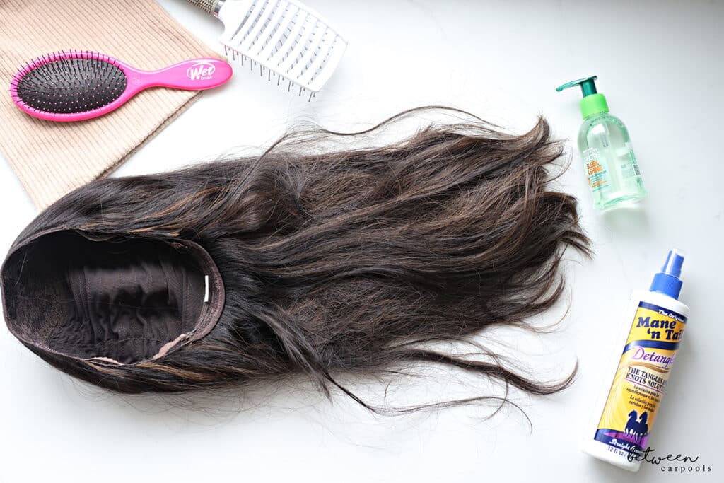 How Do I Deal With My Tangled Wig All Winter? - Between Carpools