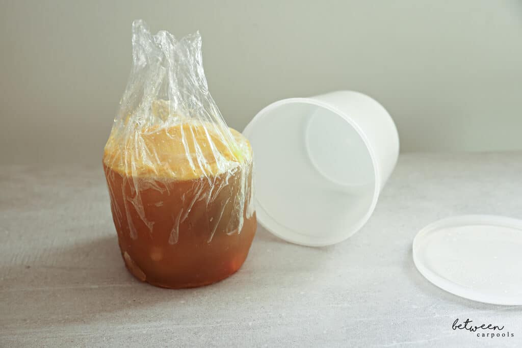 Use This Plastic Bag Hack to Avoid Greasy Containers - Between Carpools