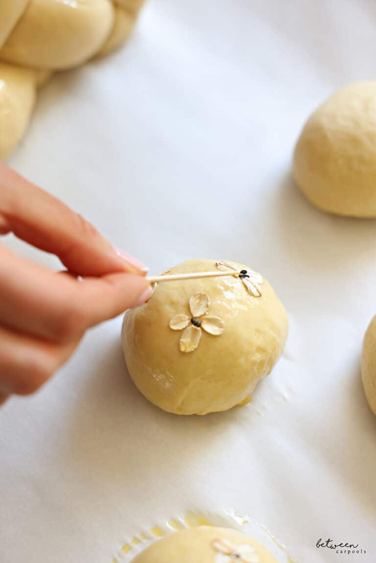 Decorate Your Challah with Flowers for Shavuos - Between Carpools