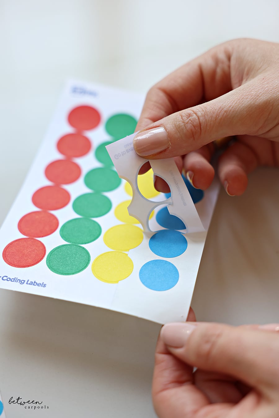The Dot Sticker Activity for Toddlers - Between Carpools