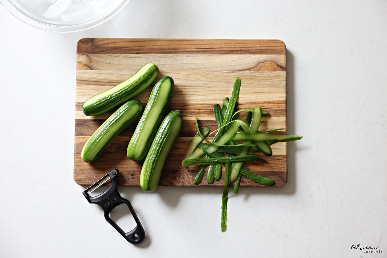 Fun Crunchy Sesame Cucumbers - Between Carpools