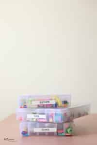 How to Collect and Organize Mini Erasers - Between Carpools