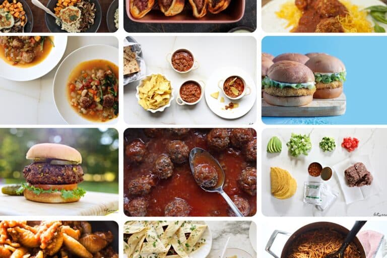 18 Dinners Using Ground Beef/Chicken - Between Carpools