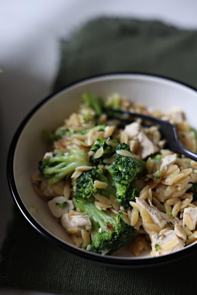 Orzo and Chicken Stir-Fry - Between Carpools