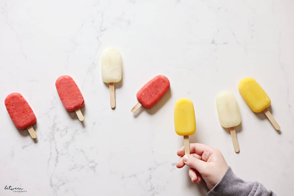 Mini Fruit Pops - Between Carpools