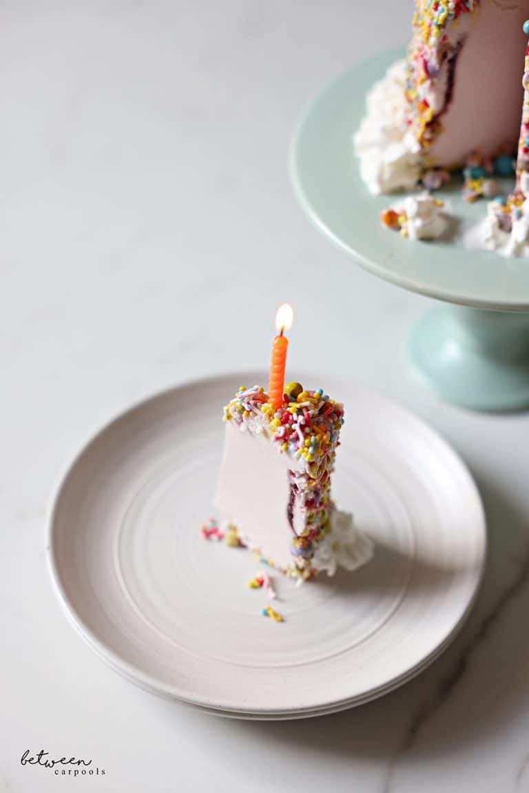 The Cutest Mini Birthday Cake Hack - Between Carpools