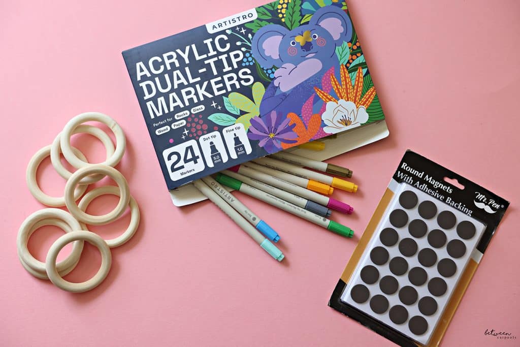 The Mini Photo Magnet Craft - Between Carpools