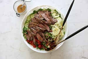 That Perfect London Broil Summer Salad - Between Carpools