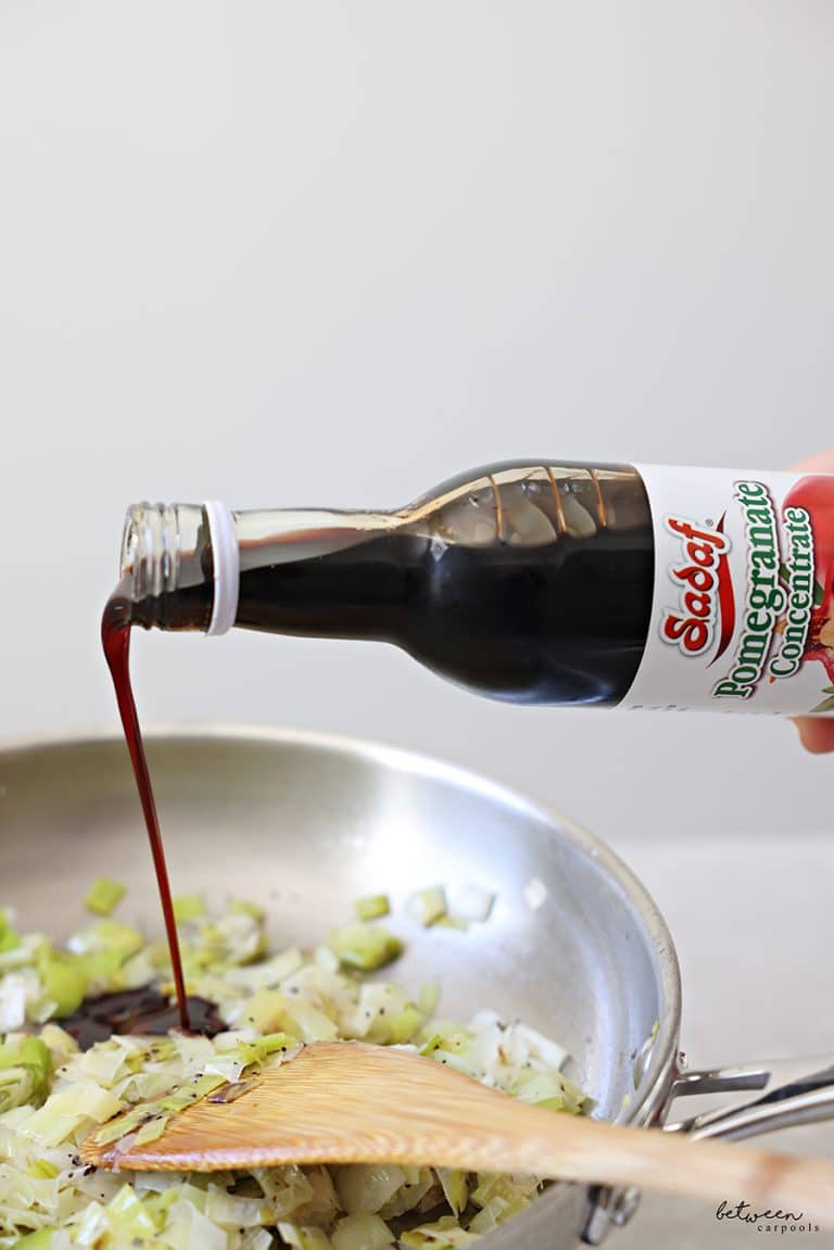 Pomegranate Leek Relish for Your Rosh Hashanah Simanim - Between Carpools