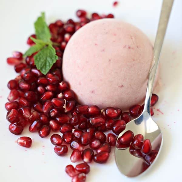 Pomegranate Ice Cream - Between Carpools