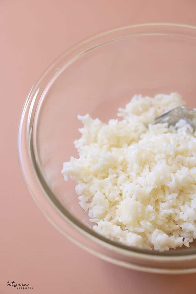 How to Make Frozen Rice Packets - Between Carpools