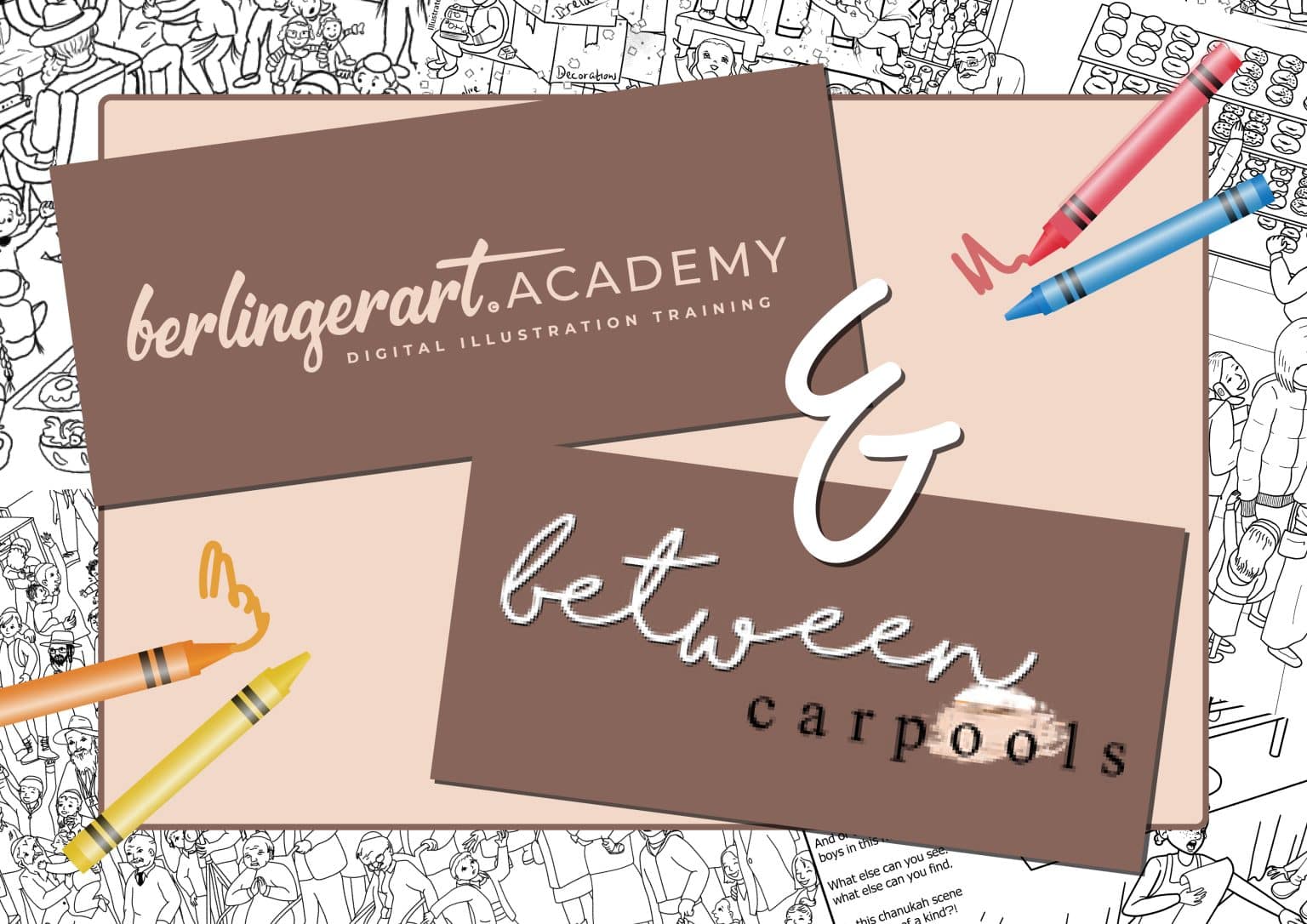 We’re Excited to Share this Free Chanukah Coloring Book! - Between Carpools