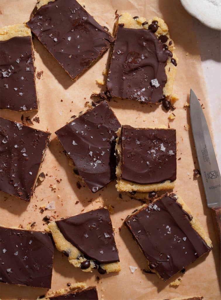 Gluten Free Cookie Dough Bark - Between Carpools