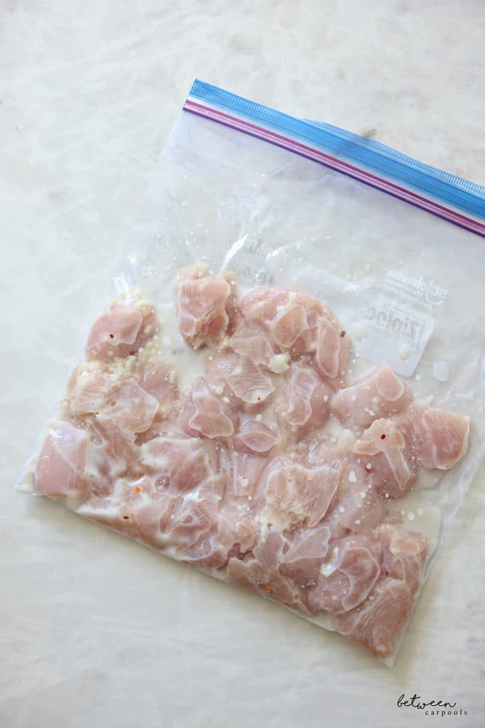 Sesame-Less Chicken - Between Carpools