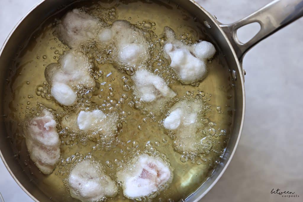 Sesame-Less Chicken - Between Carpools