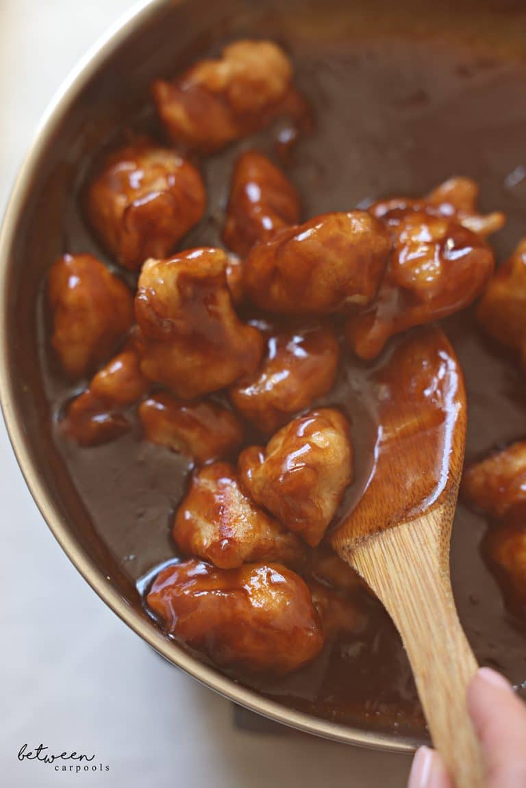 Sesame-Less Chicken - Between Carpools