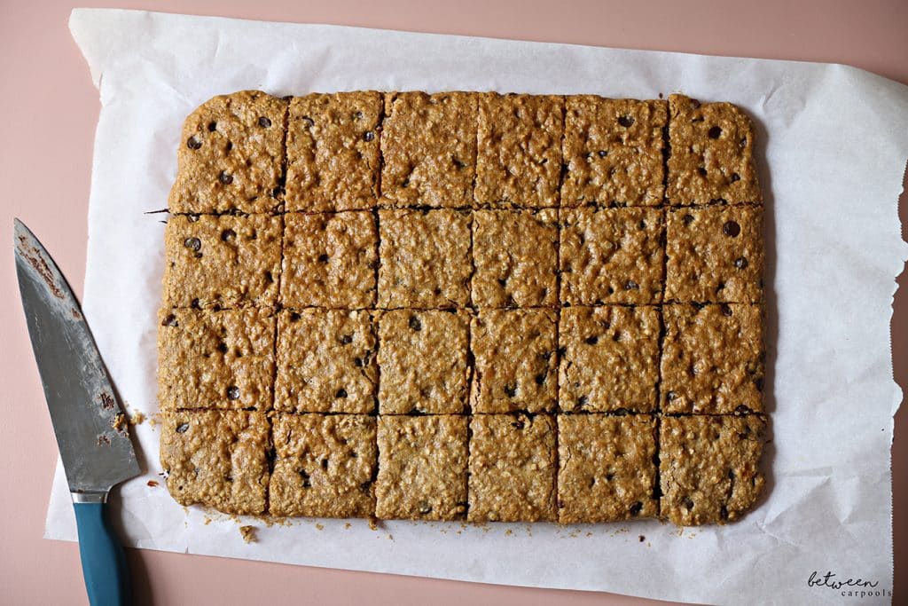 Healthy Chewy Muffin Squares - Between Carpools