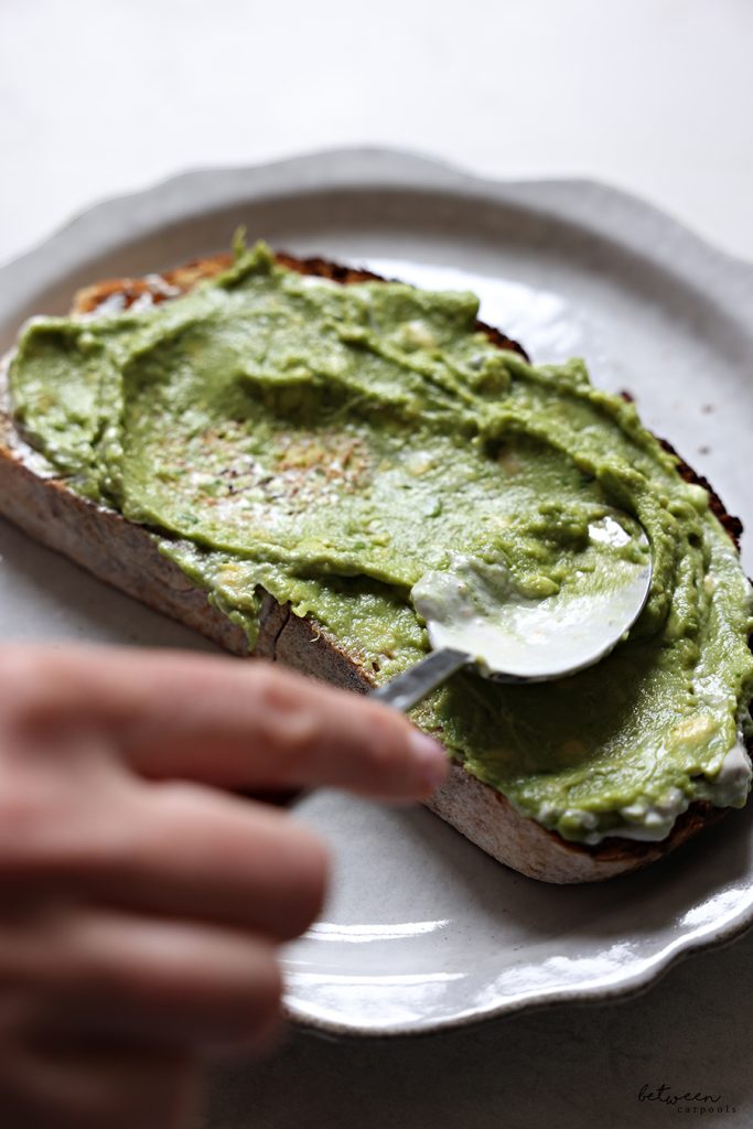 The Cookie Corner Avocado Toast - Between Carpools