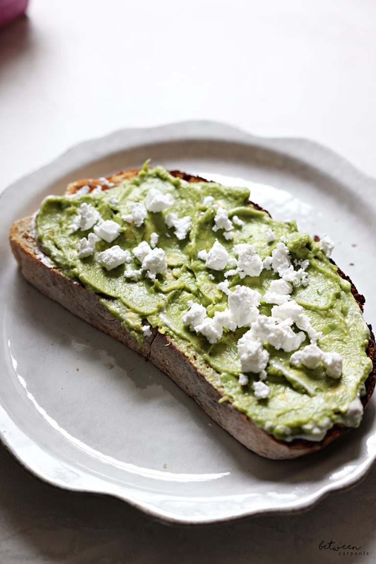 The Cookie Corner Avocado Toast - Between Carpools