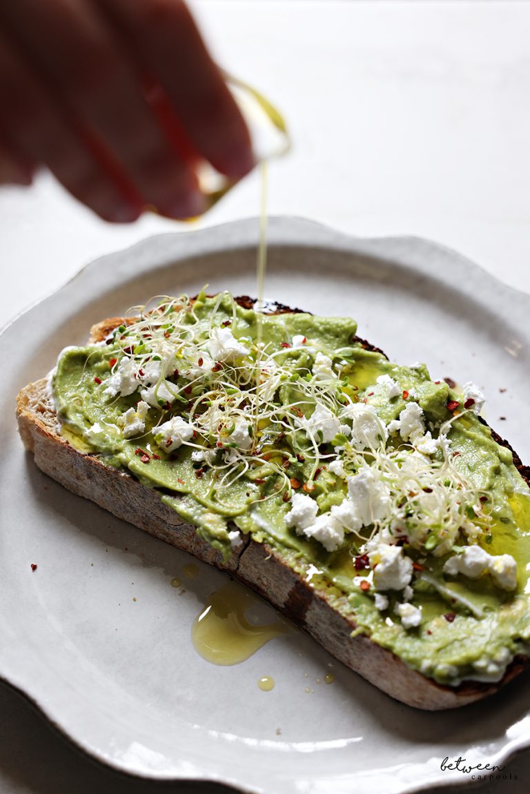 The Cookie Corner Avocado Toast - Between Carpools
